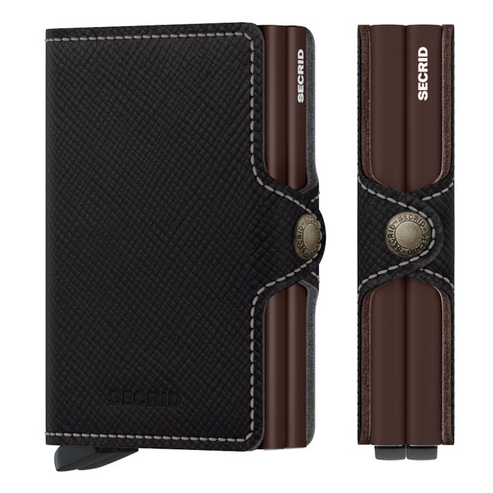 Secrid Twin Wallet Saffiano Brown
