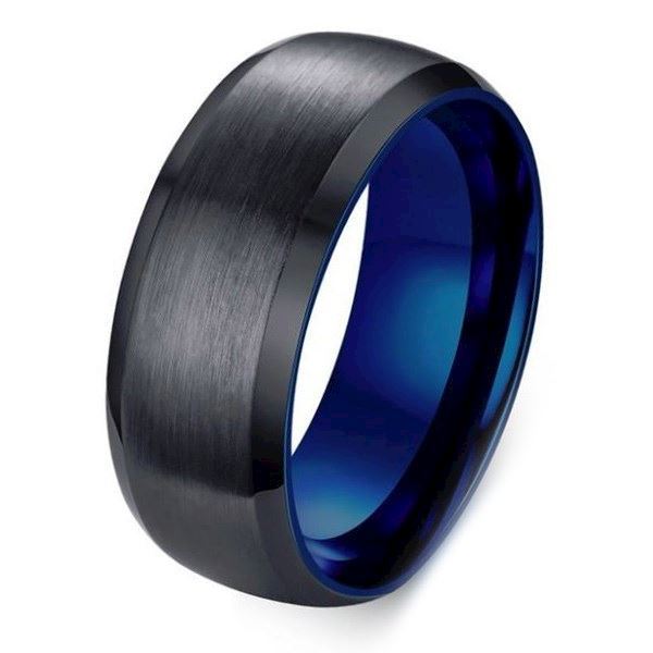 Ring Black Matte Facet