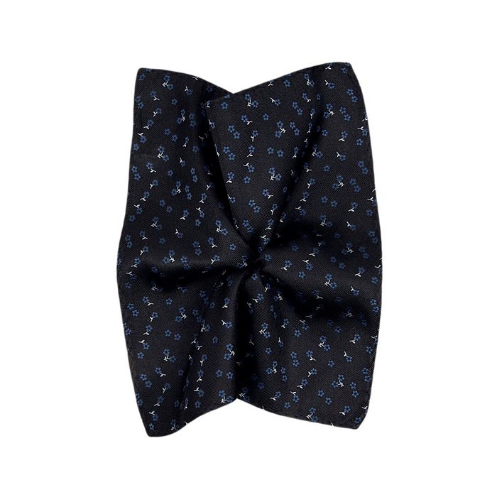 Sort Slips CXDK med Blomster Design inkl. Lommeklud