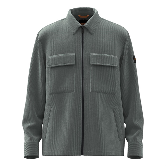BOSS Lozzy M Fløjl Overshirts Grå
