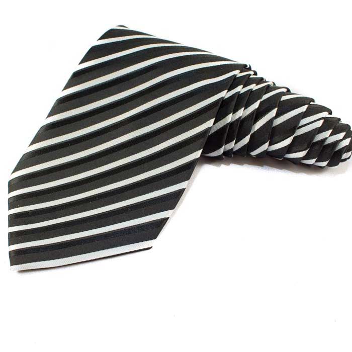 Moderne Sort Stribet Slips